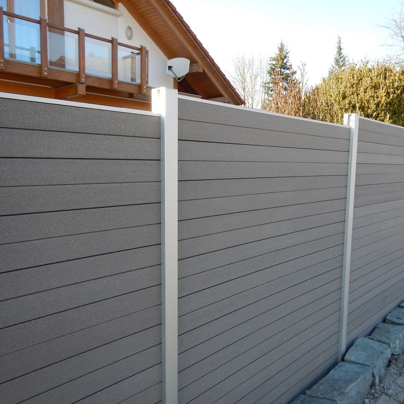 Residential Fire-resistant Eco-friendly Privacy Residential Wpc Fence ...