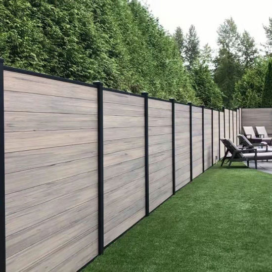 Residential Fire-resistant Eco-friendly Privacy Residential Wpc Fence ...